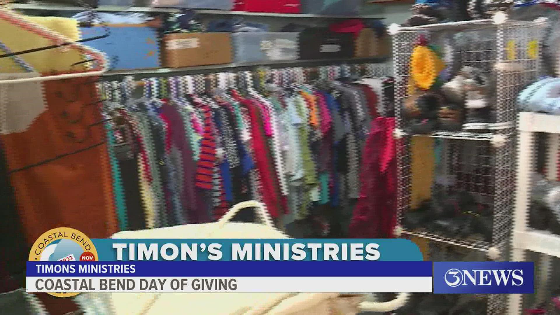 Timon's Ministries aims to be a resource for Corpus Christi | kiiitv.com