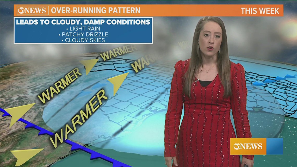 Shallow layer of cold air leads to big drop in temperatures for Corpus ...