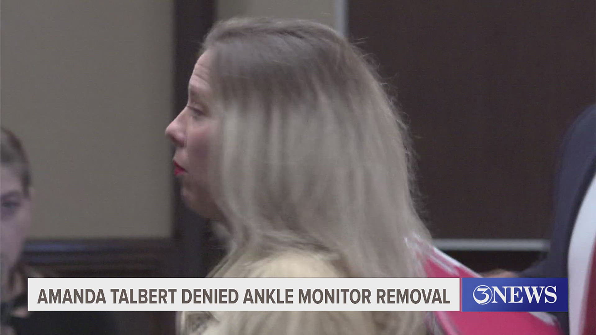 Amanda Talbert to remain on ankle monitor, judge rules | kiiitv.com