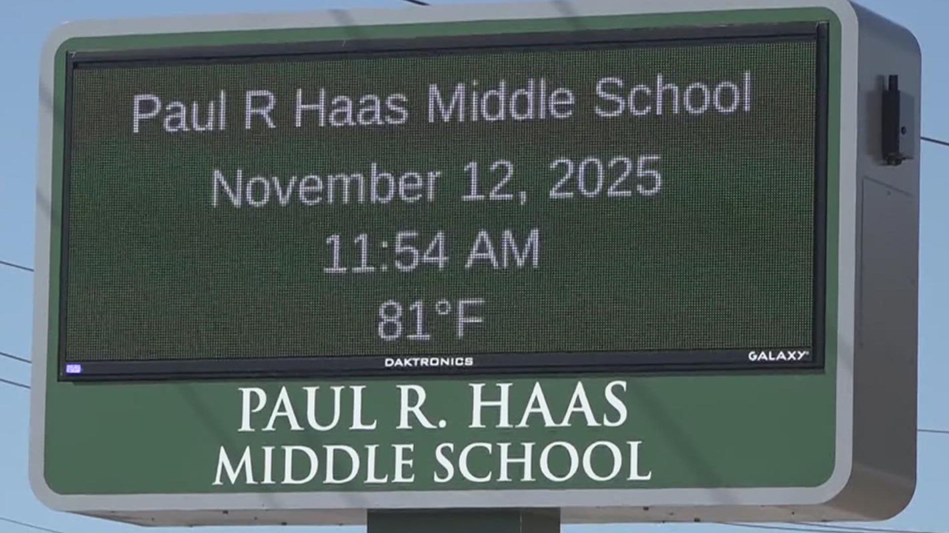 From F to B: Haas Middle School's comeback | kiiitv.com