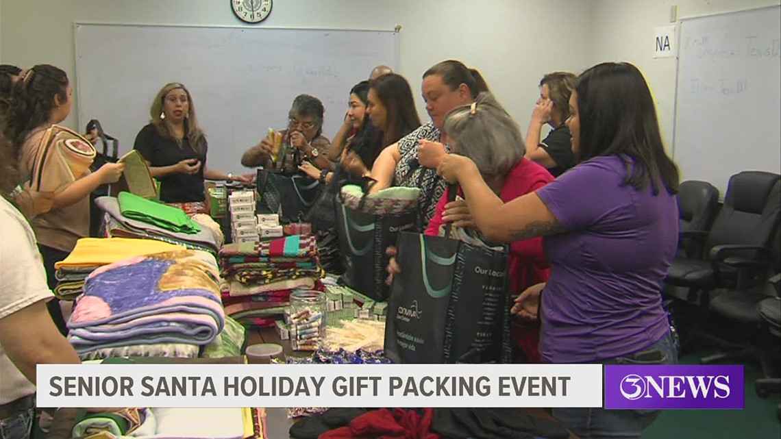 Senior Santa holiday gift packing event | kiiitv.com