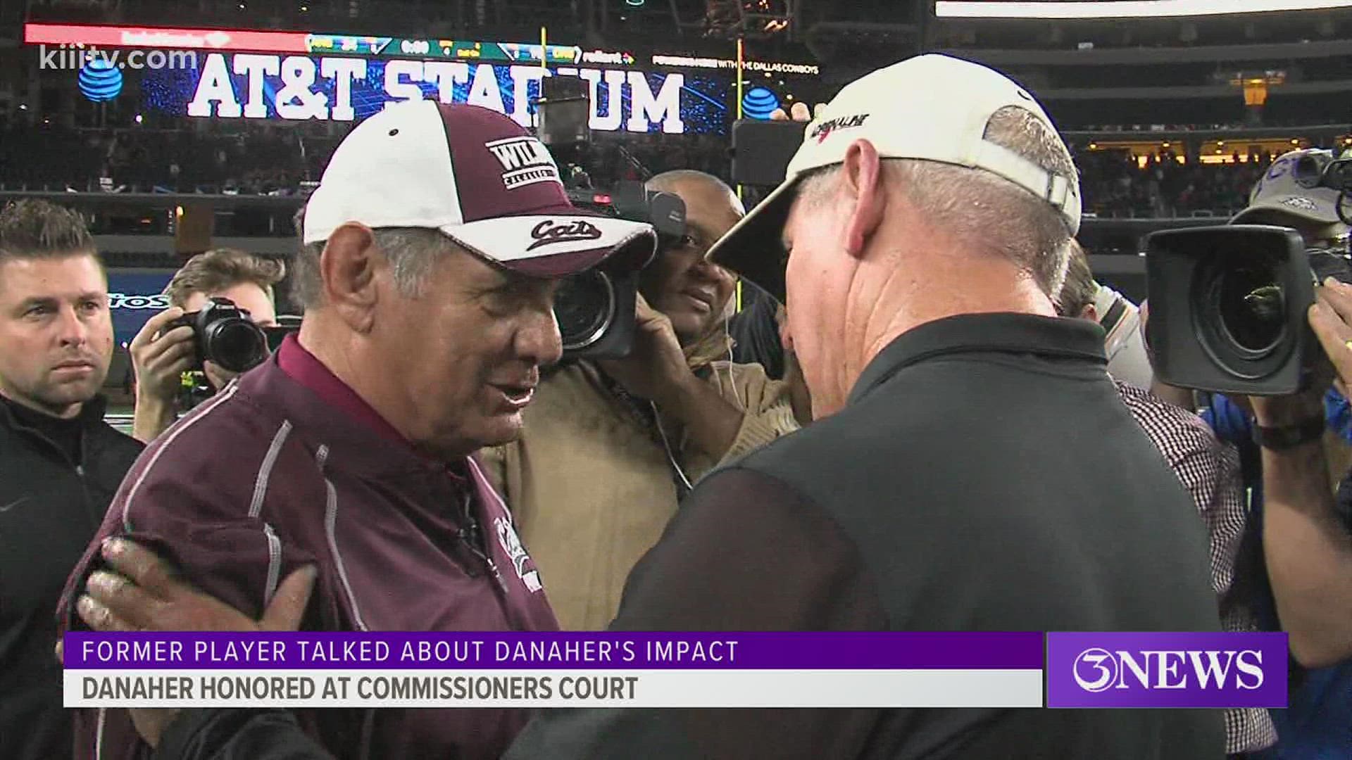 Danaher honored at Nueces County Commissioners Court | kiiitv.com