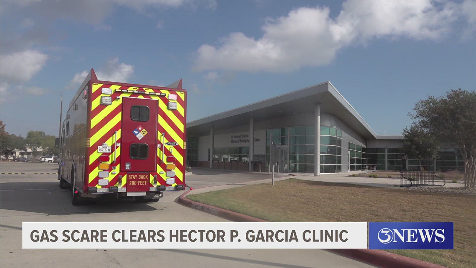 Gas scare clears Hector P. Garcia clinic | kiiitv.com