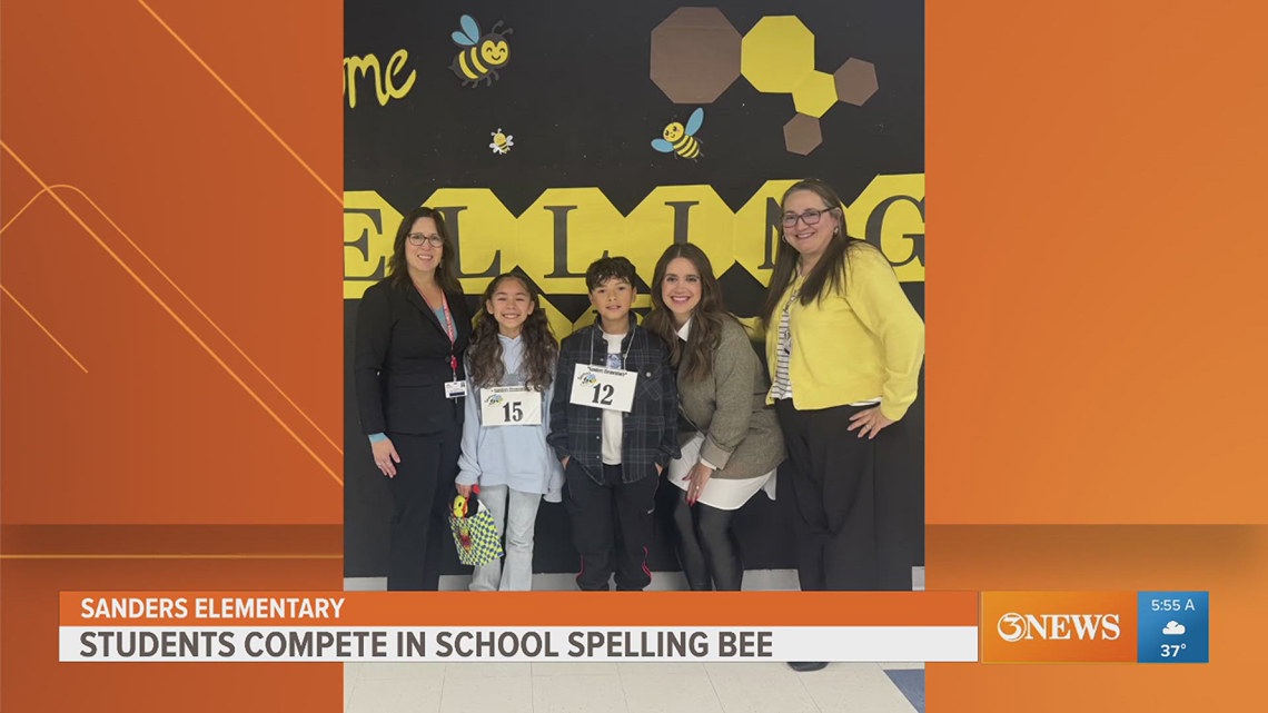 Sanders Elementary: Students compete in school spelling bee | kiiitv.com