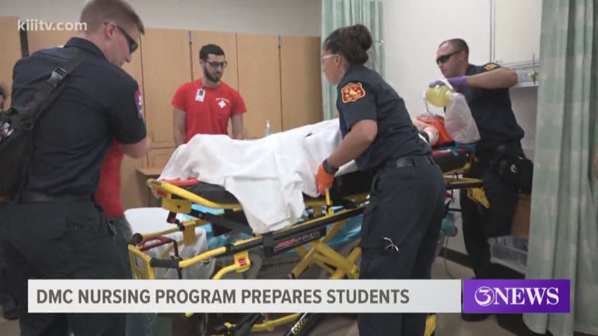 Del Mar College nursing students preprare to treat trauma patients ...