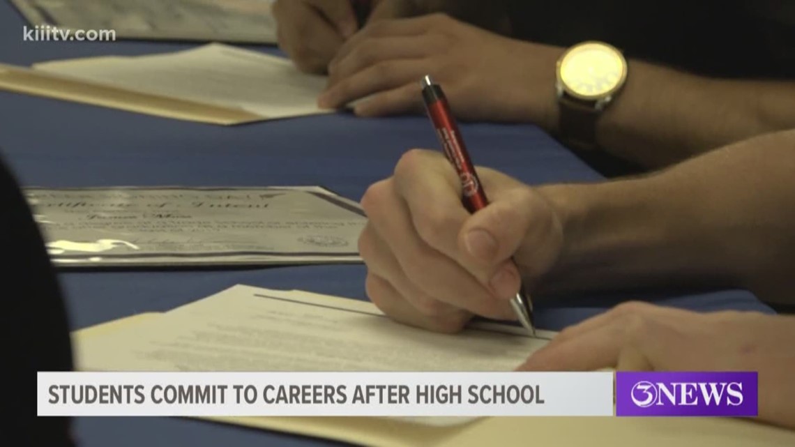 Students commit to career paths after high school | kiiitv.com