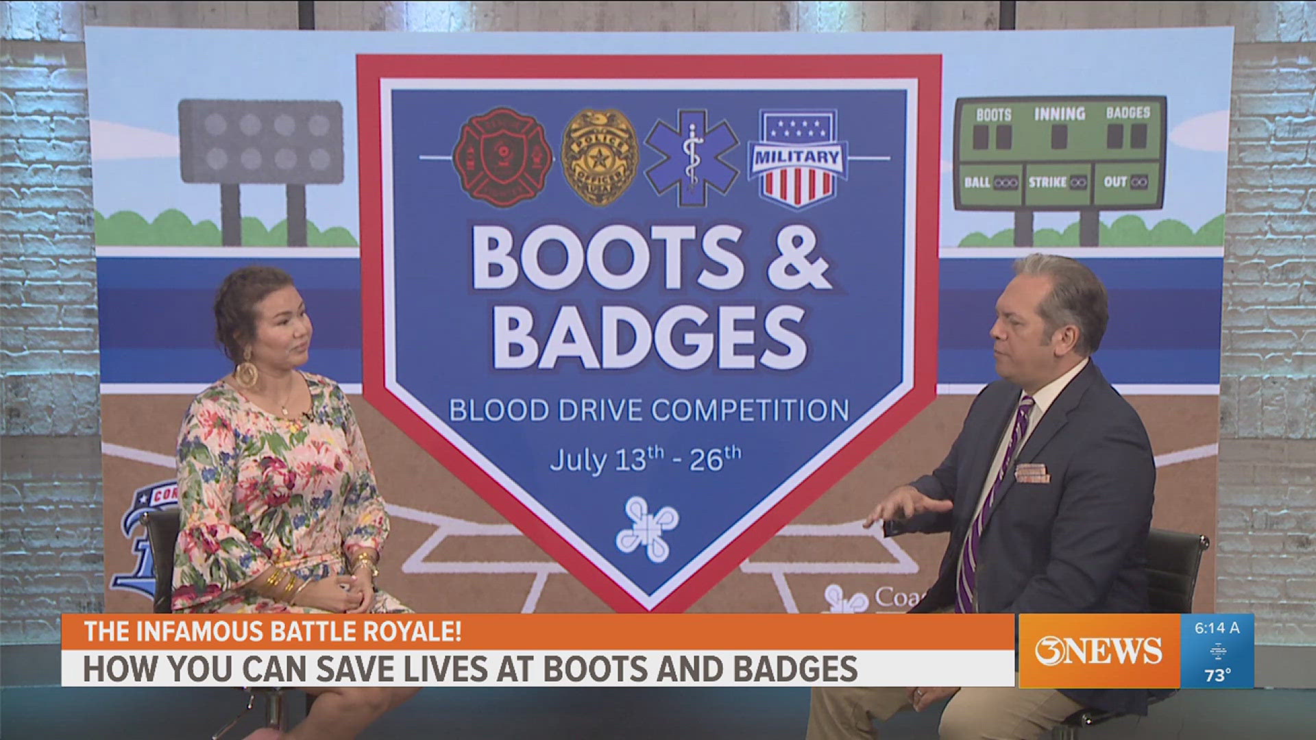 Boots and Badges blood drive competition| Blood donors make a ...