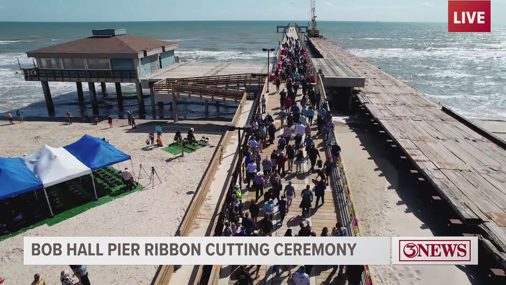 WATCH: Bob Hall Pier Ribbon Cutting Ceremony | kiiitv.com