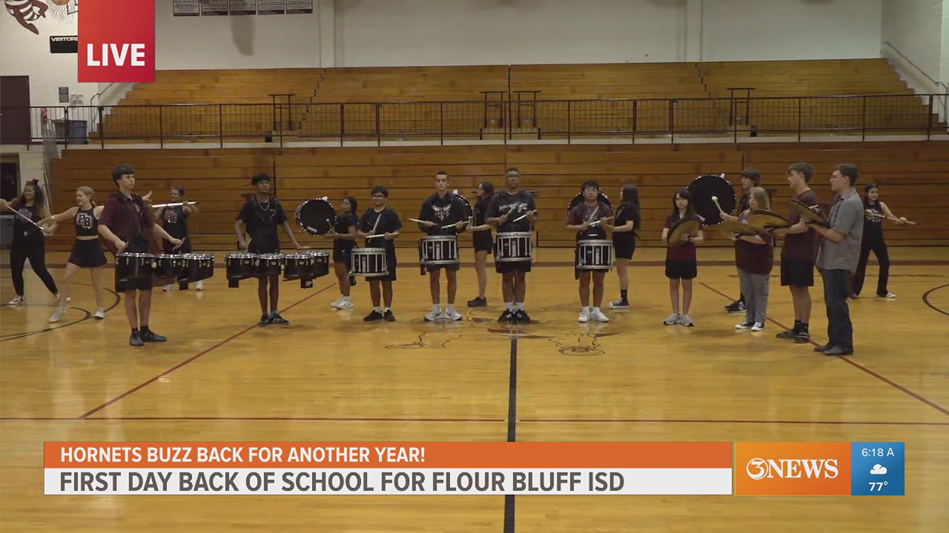 Flour Bluff ISD students settle into their first day back to school ...