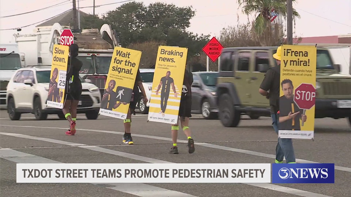 TXDOT street teams promote pedestrian safety | kiiitv.com