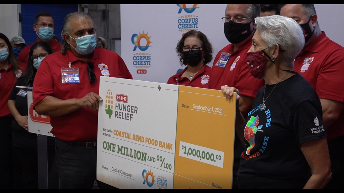 Coastal Bend Food Bank gets million dollar donation from HEB | kiiitv.com