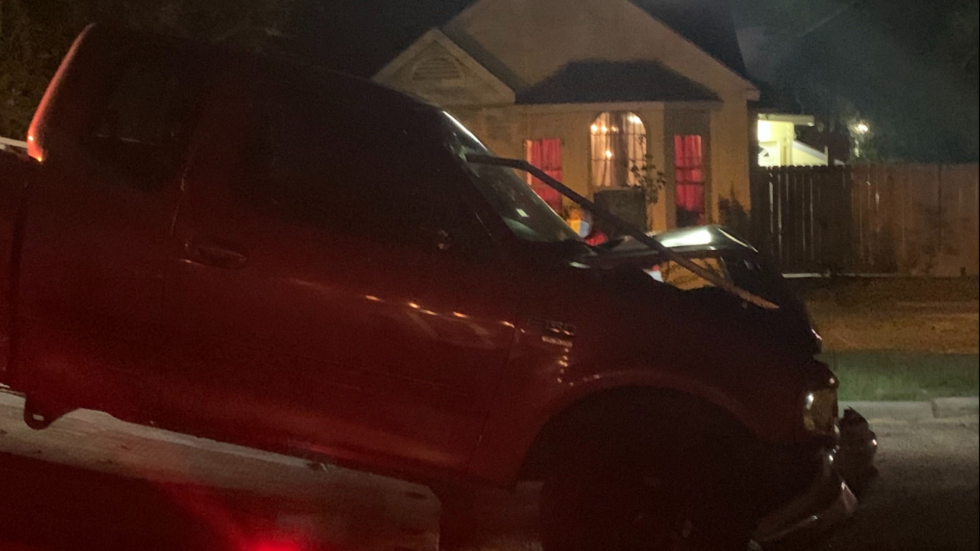 Truck Drives Off Crosstown Expressway Crashes Into House