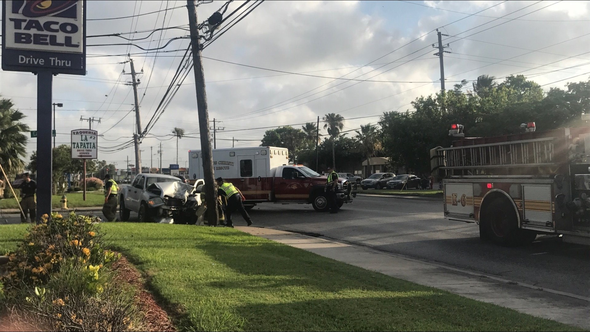 Driver crashes into telephone poles | kiiitv.com