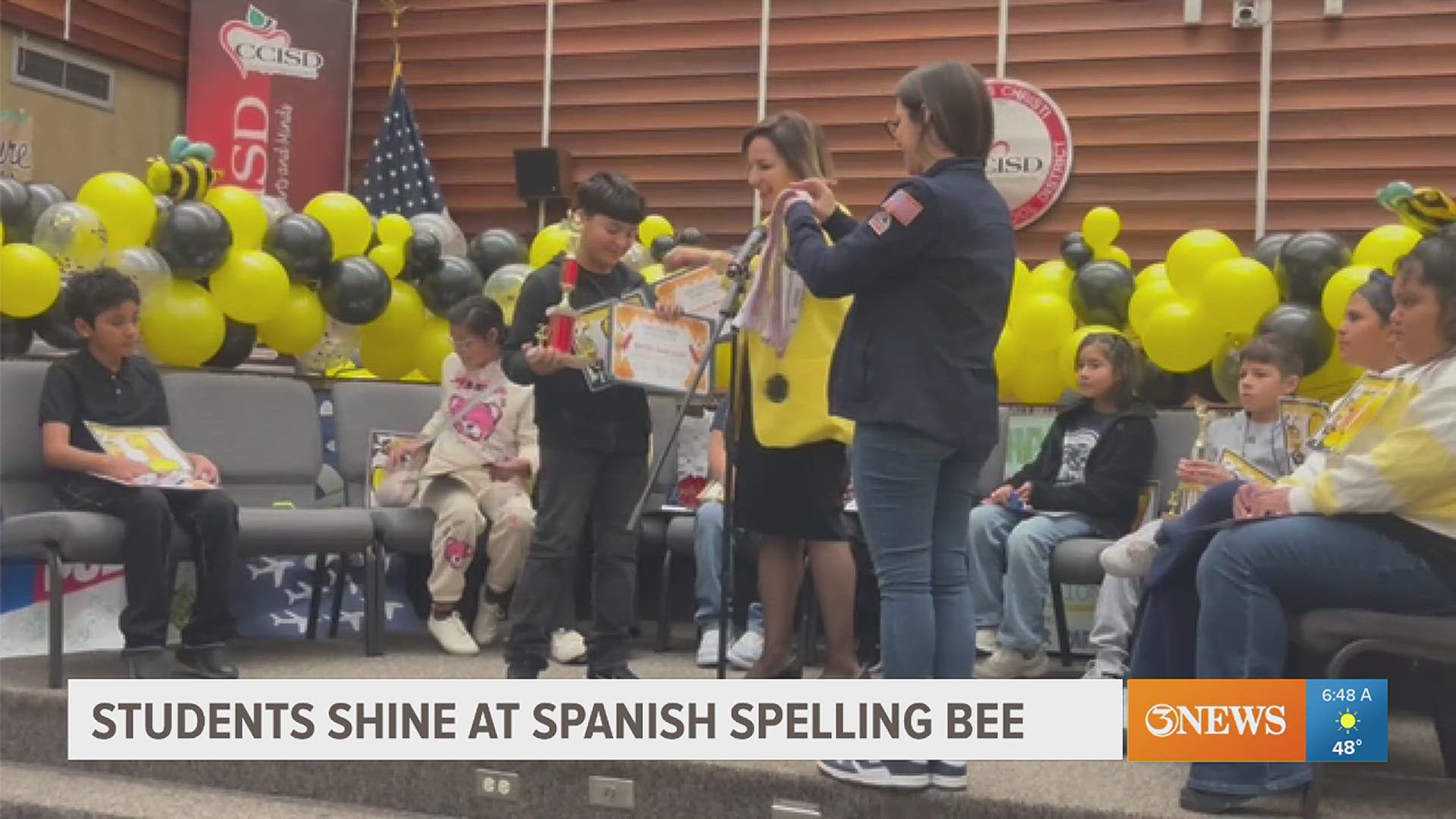 CCISD students make history at first-ever national Spanish spelling bee ...