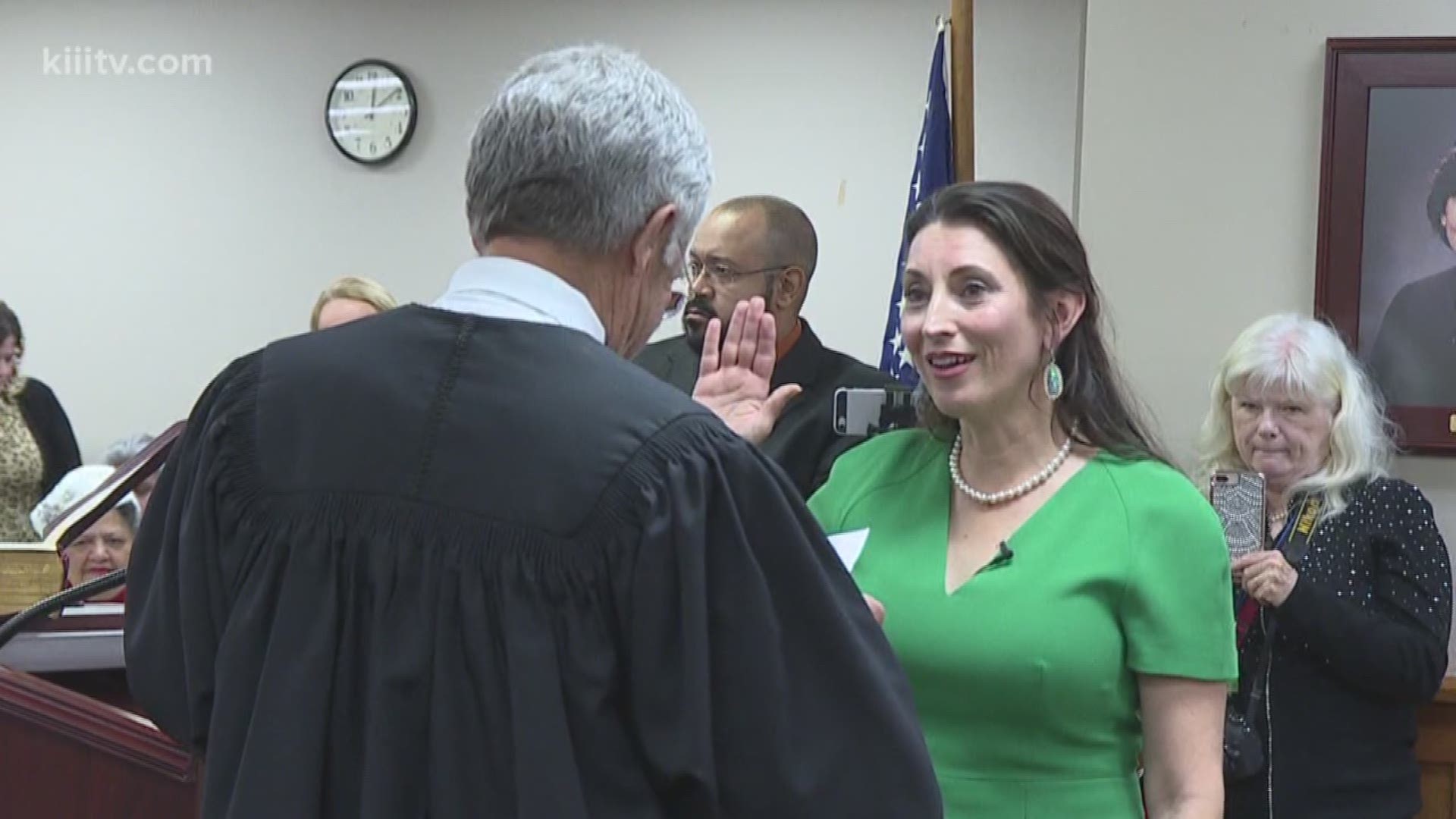 Democrat Barbara Canales sworn in as new Nueces County judge | kiiitv.com