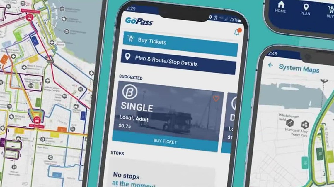 CCRTA's 'GoPass' app will help with your Buc Days travel plans | kiiitv.com