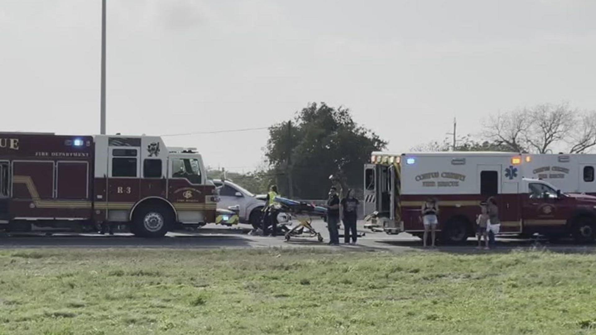 Crosstown crash leads to traffic back-up at Agnes | kiiitv.com