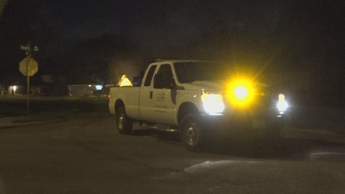 City of Corpus Christi's Vector Control Unit preparing to spray North ...