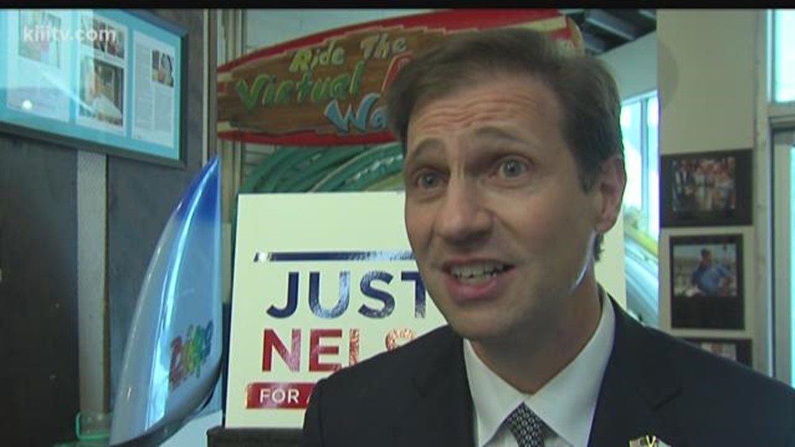 Democratic candidate for Texas Attorney General, Justin Nelson, stops ...