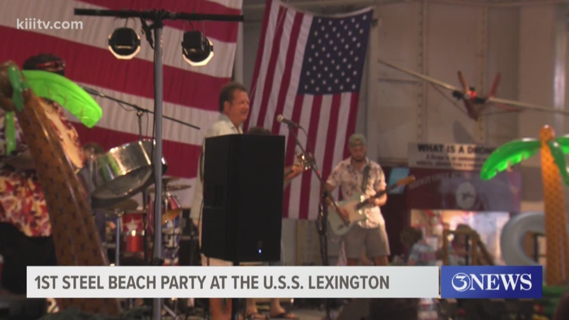 U.S.S Lexington hosts 1st Steel Beach Party | kiiitv.com