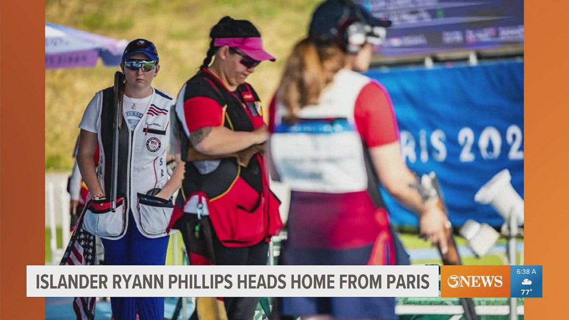 Texas A&M student Ryann Phillips heads home from Paris Olympics ...