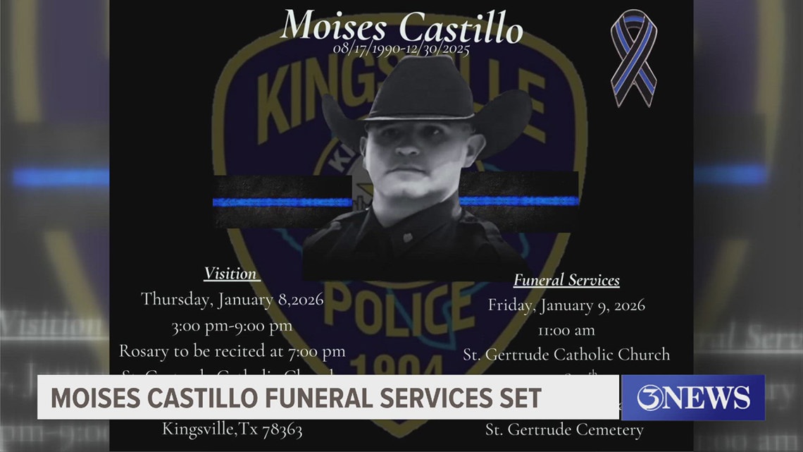Kingsville police share funeral service details for Moises Castillo ...