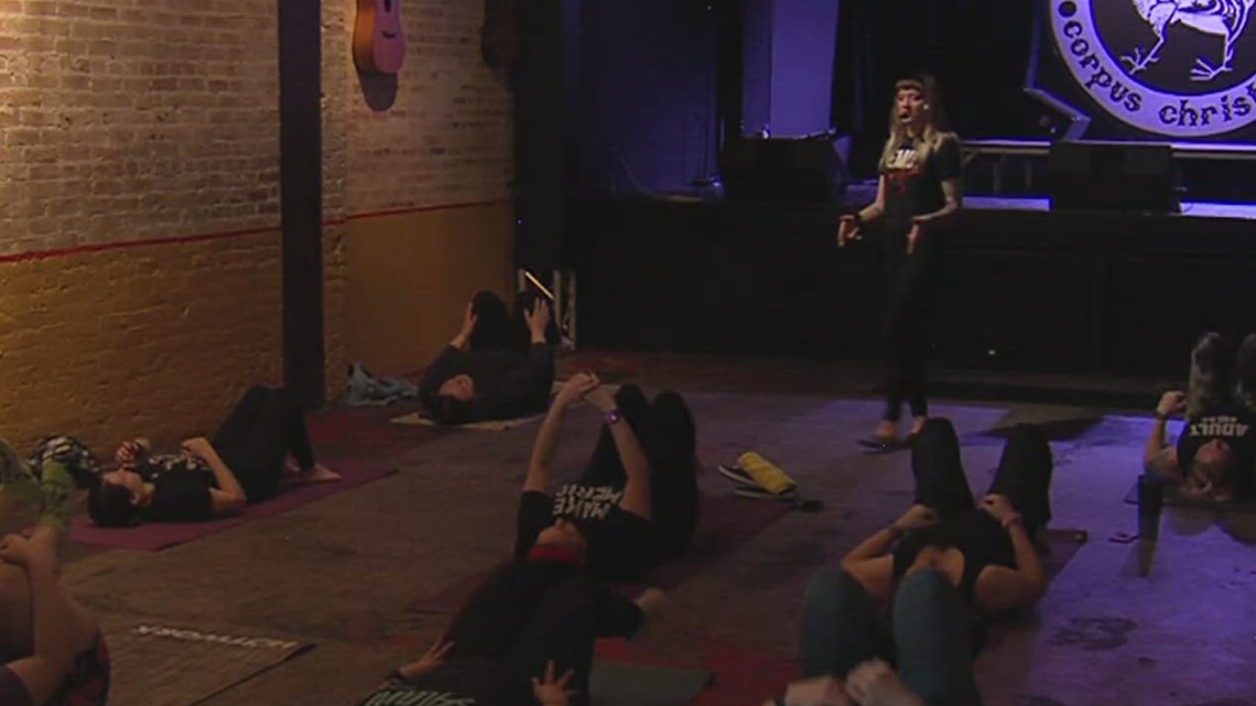 Emo yoga gives fans a healthy way to work out stress | kiiitv.com