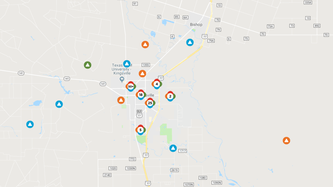 AEP Texas working to restore power to 6,100 Kinsgville residents ...