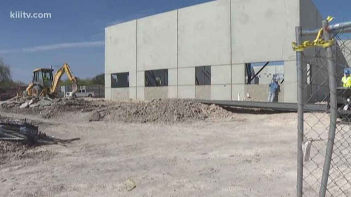 Walls erected for new Bee County Jail | kiiitv.com
