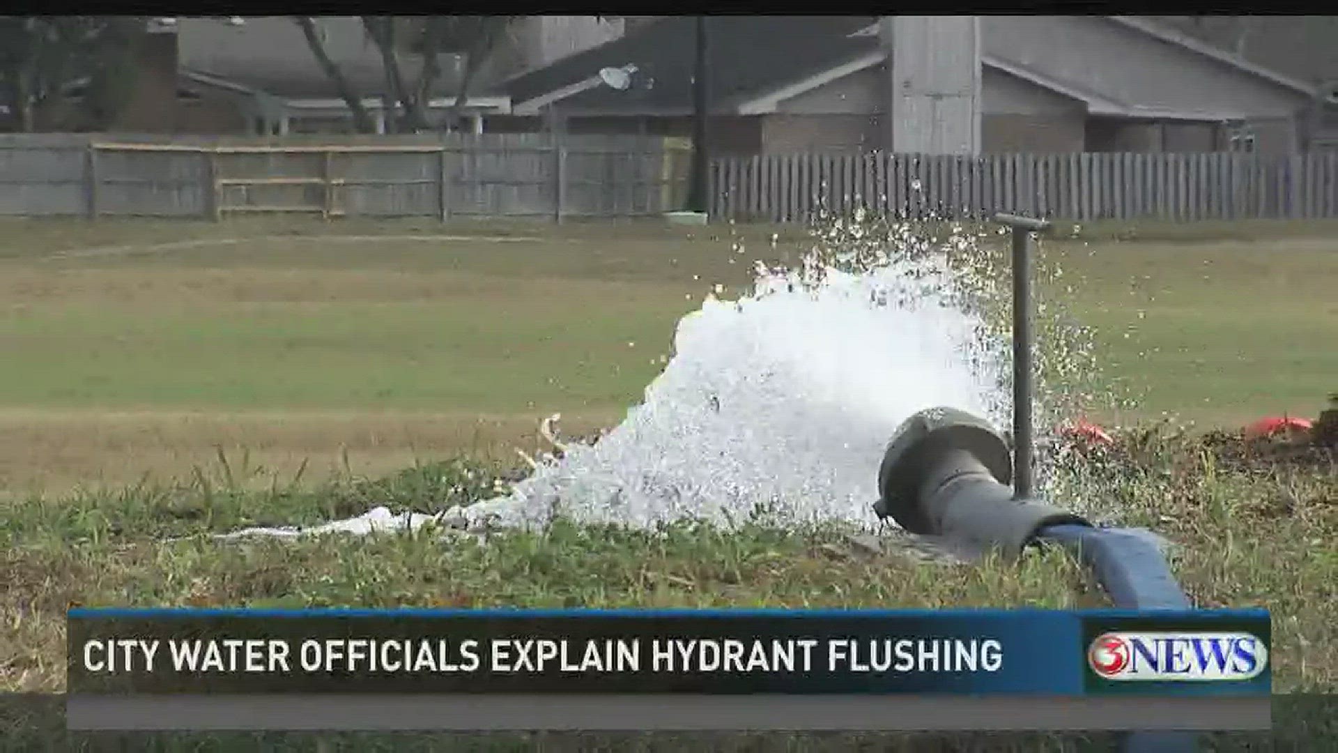 City of Corpus Christi holds demonstration of fire hydrant flushing ...