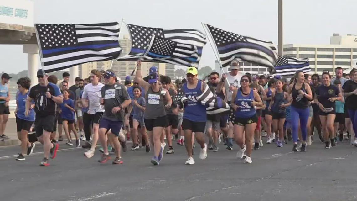Community shows support for CCPD at Officer Hicks' Honor Run | kiiitv.com