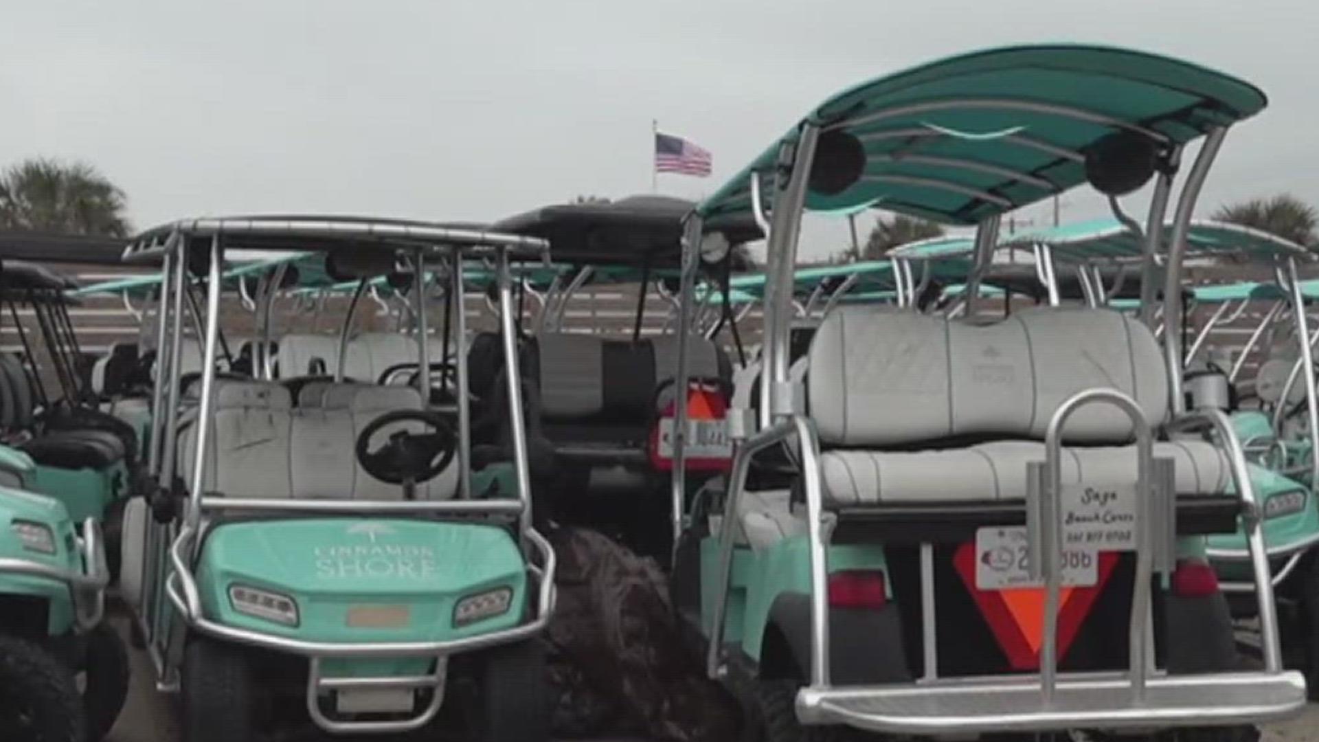 Family-owned golf cart business vandalized in Port Aransas | kiiitv.com