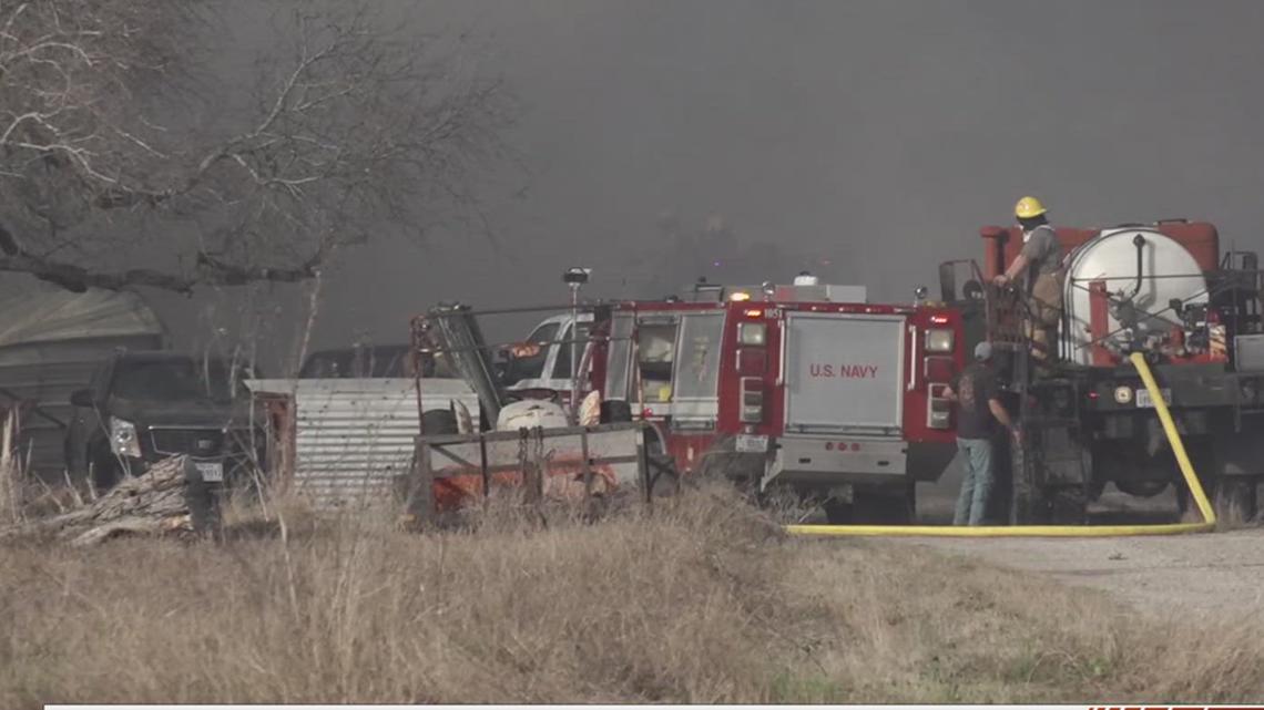 Welder fire 95% contained in San Patricio County | kiiitv.com