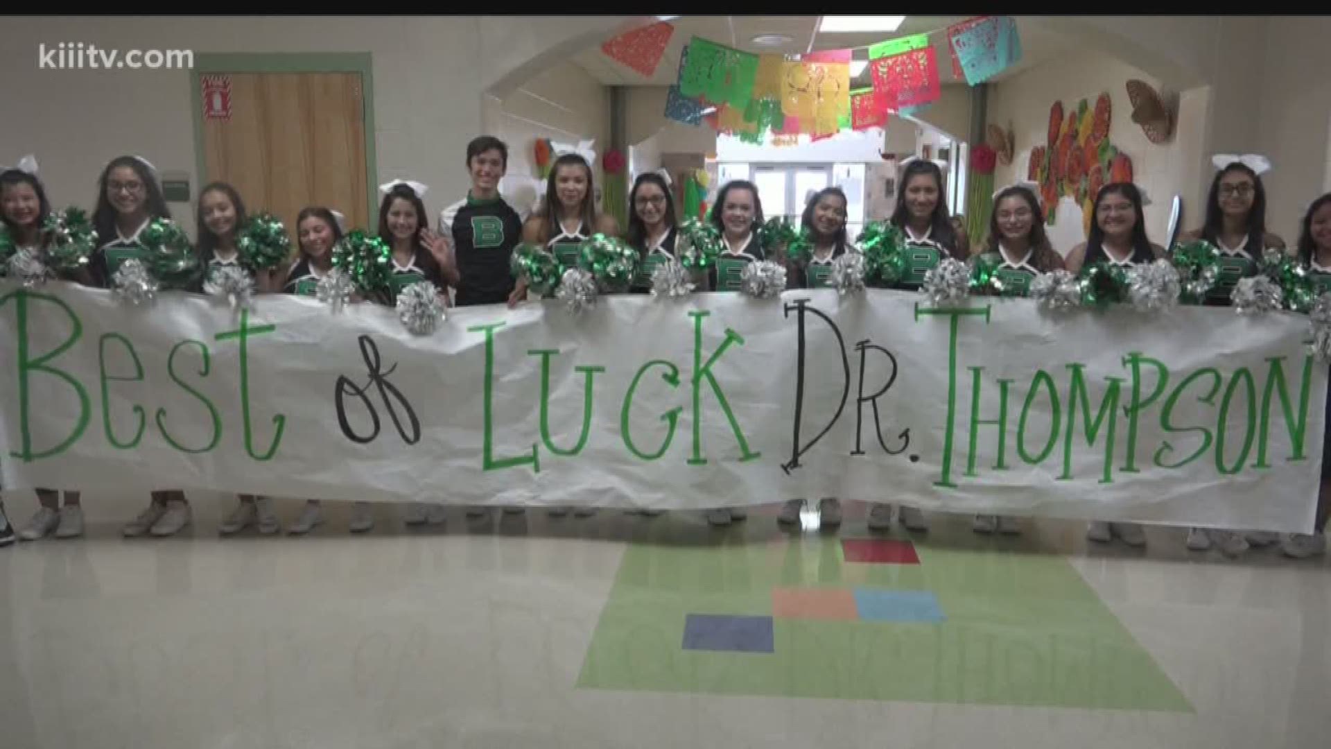 Banquete ISD Superintendent receives surprise from school district ...