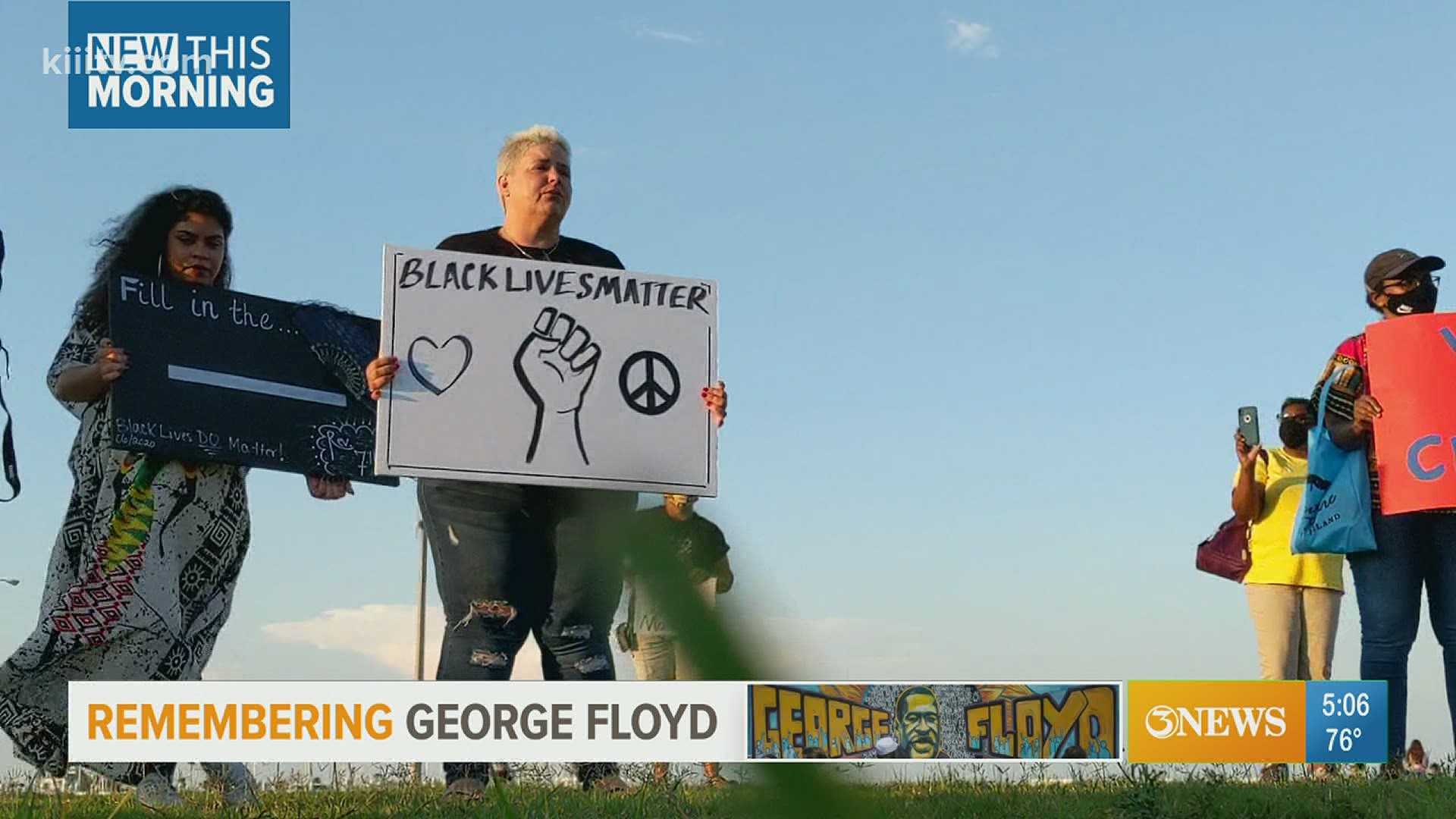 Local activists join the nation remembering George Floyd | kiiitv.com