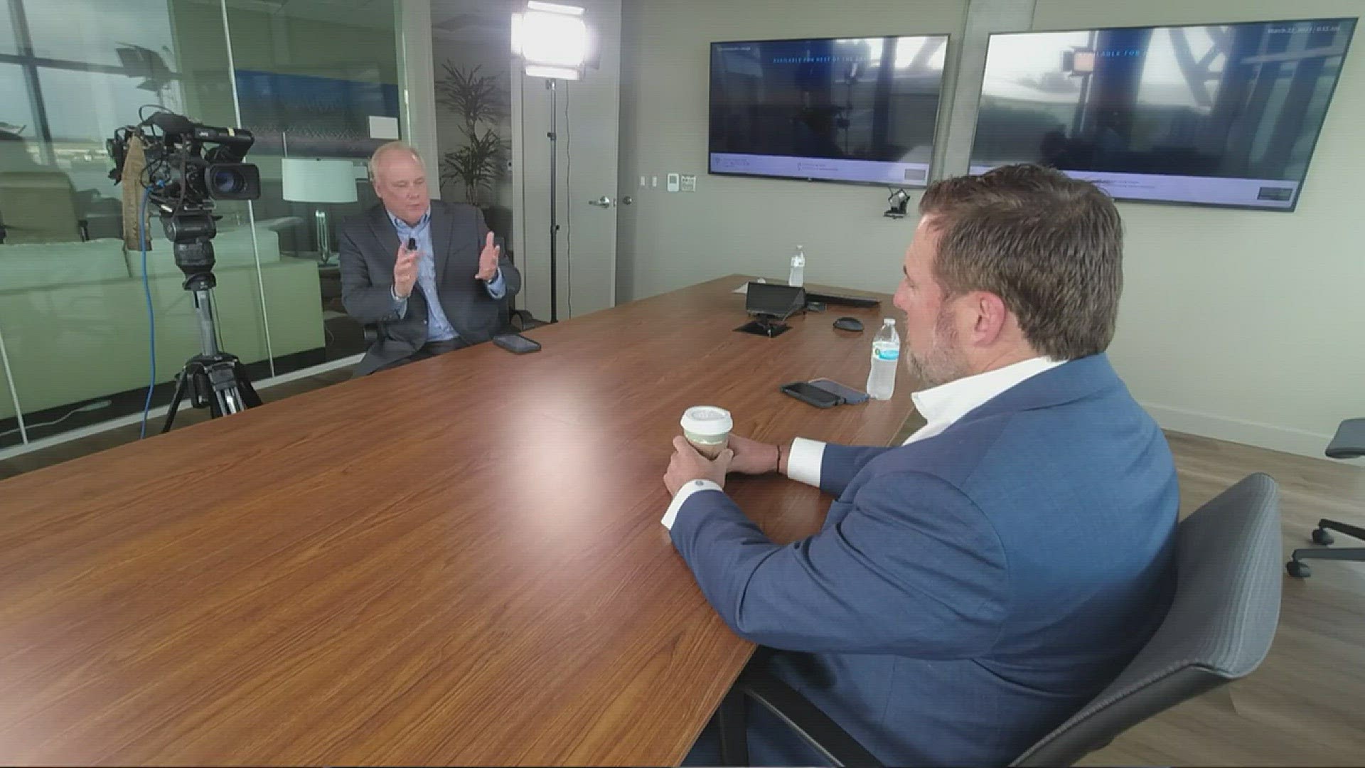 3NEWS exclusive: Mike Gillaspia talks desal with Port of CC CEO Sean ...