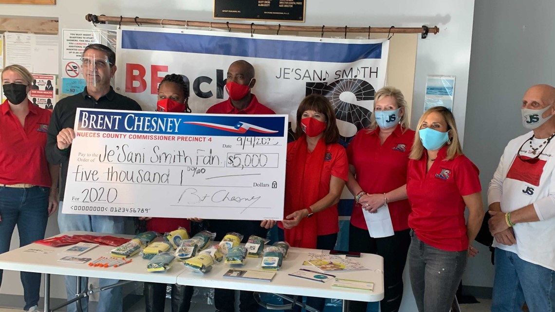 Je'Sani Smith Foundation gets $5K donation from Nueces County | kiiitv.com