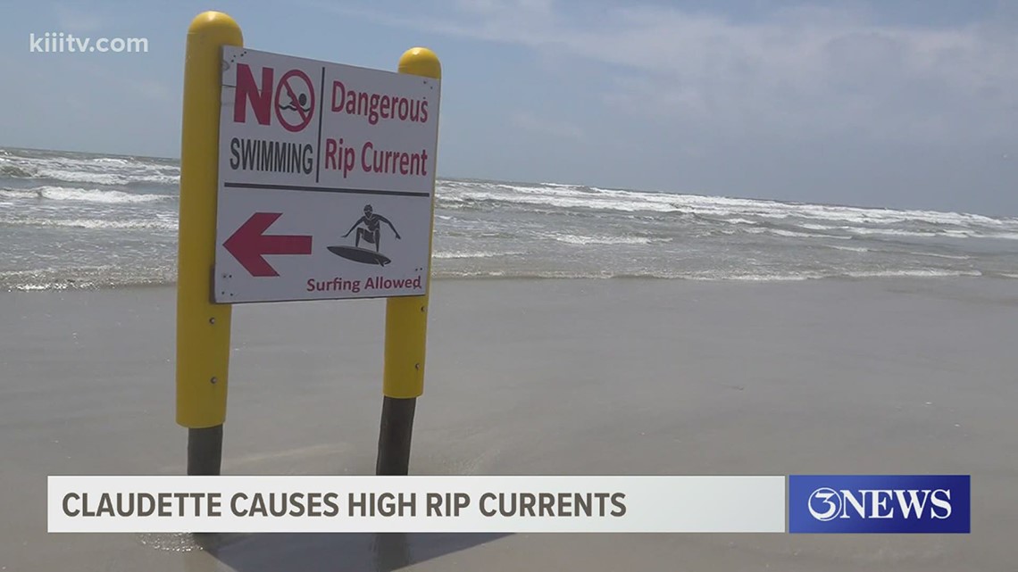 Tropical Depression Claudette causes high rip currents | kiiitv.com