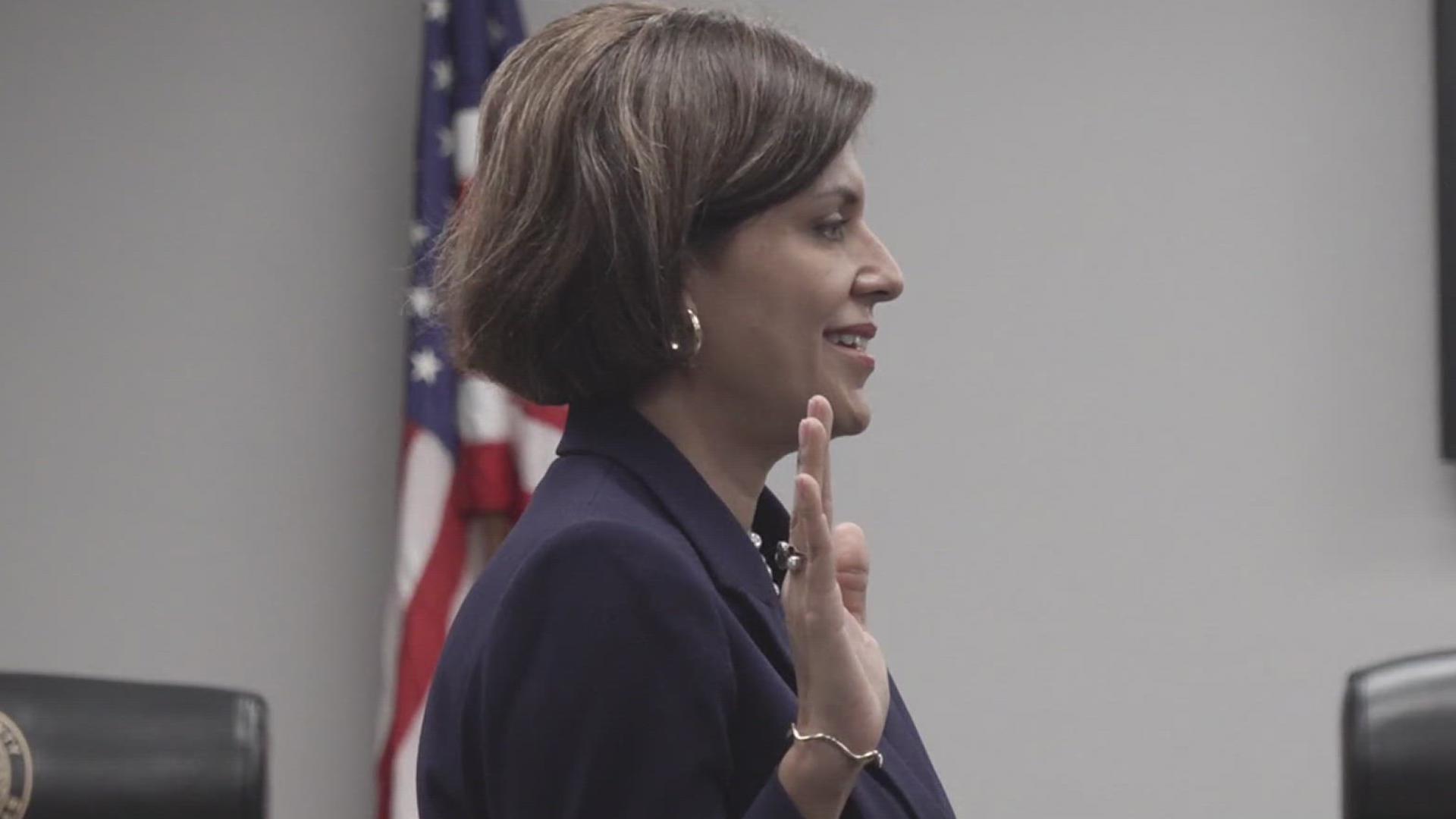Amanda Torres sworn in as new Port of Corpus Christi commissioner ...