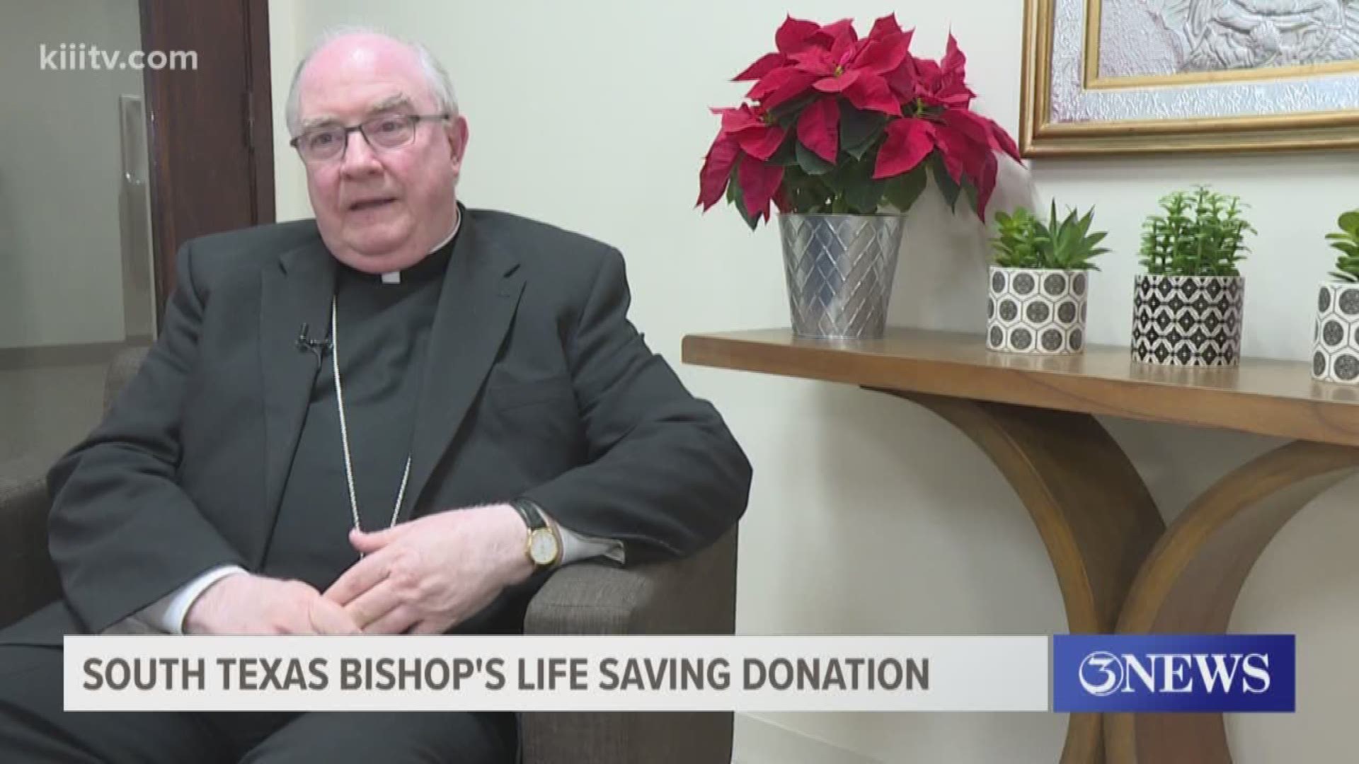 South Texas Bishop saves a life by being a bone marrow donor | kiiitv.com