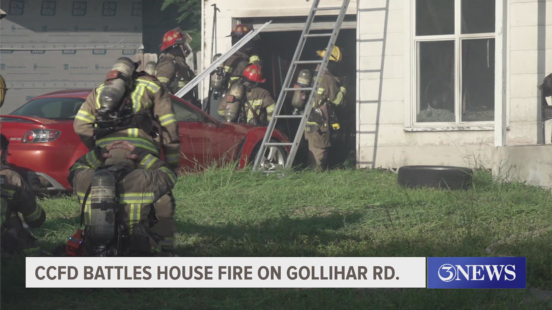 CCFD battles fire on Gollihar Rd. in twenty minutes | kiiitv.com
