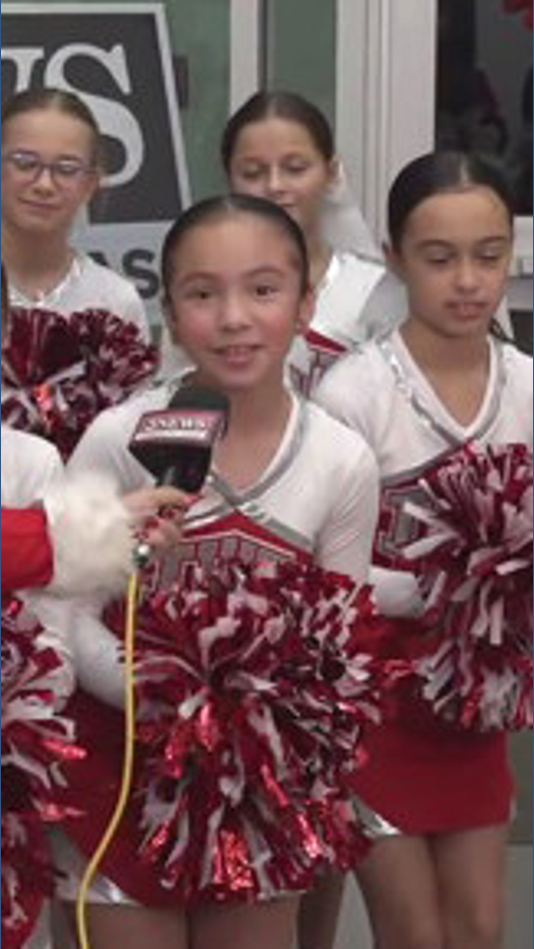 IWA Elementary Cheer team at Coastal Bend Food Bank | kiiitv.com