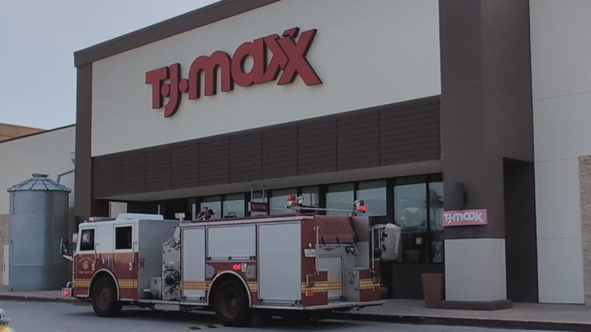 T.J. Maxx reopens after burning smell prompts evacuation Saturday morning | kiiitv.com