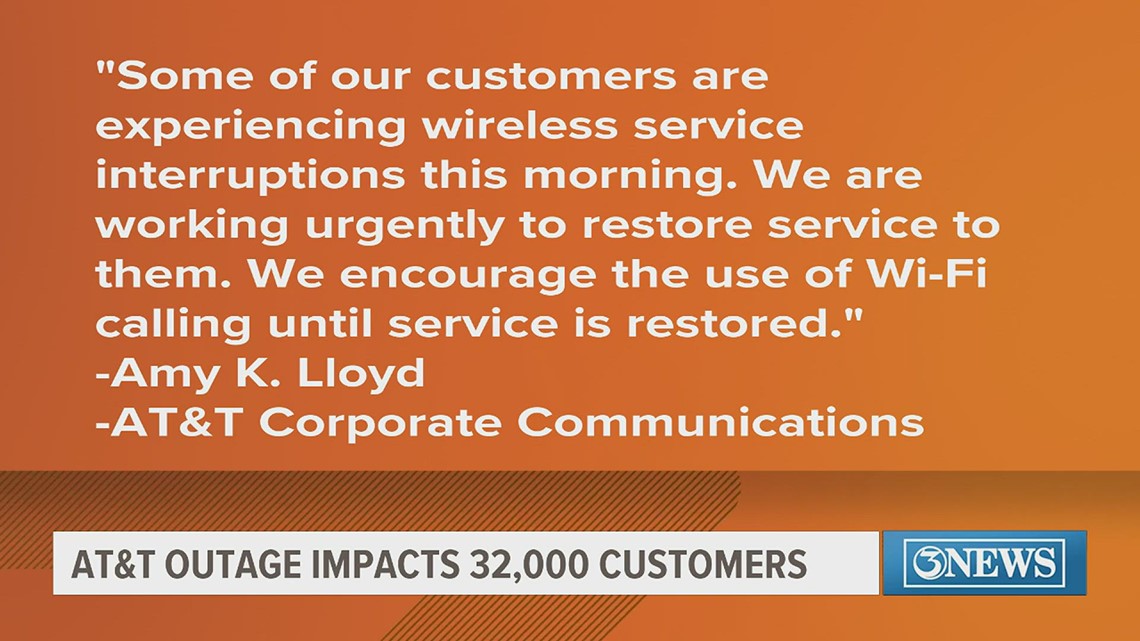 AT&T releases statement on nationwide outages | kiiitv.com