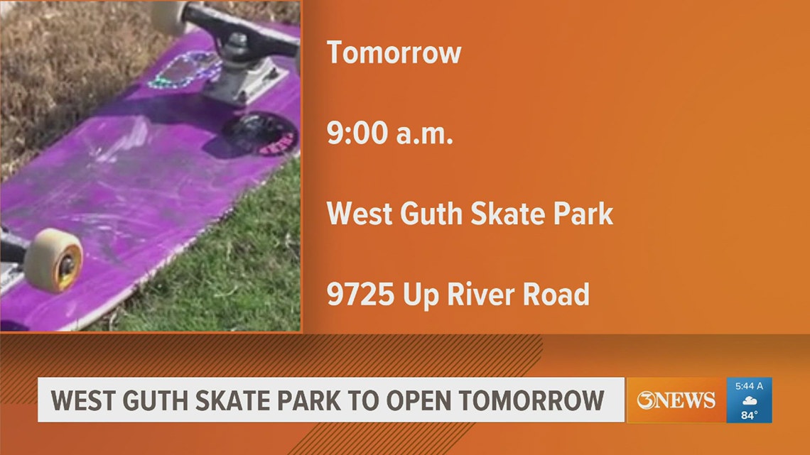 West Guth Skate Park to open Friday | kiiitv.com