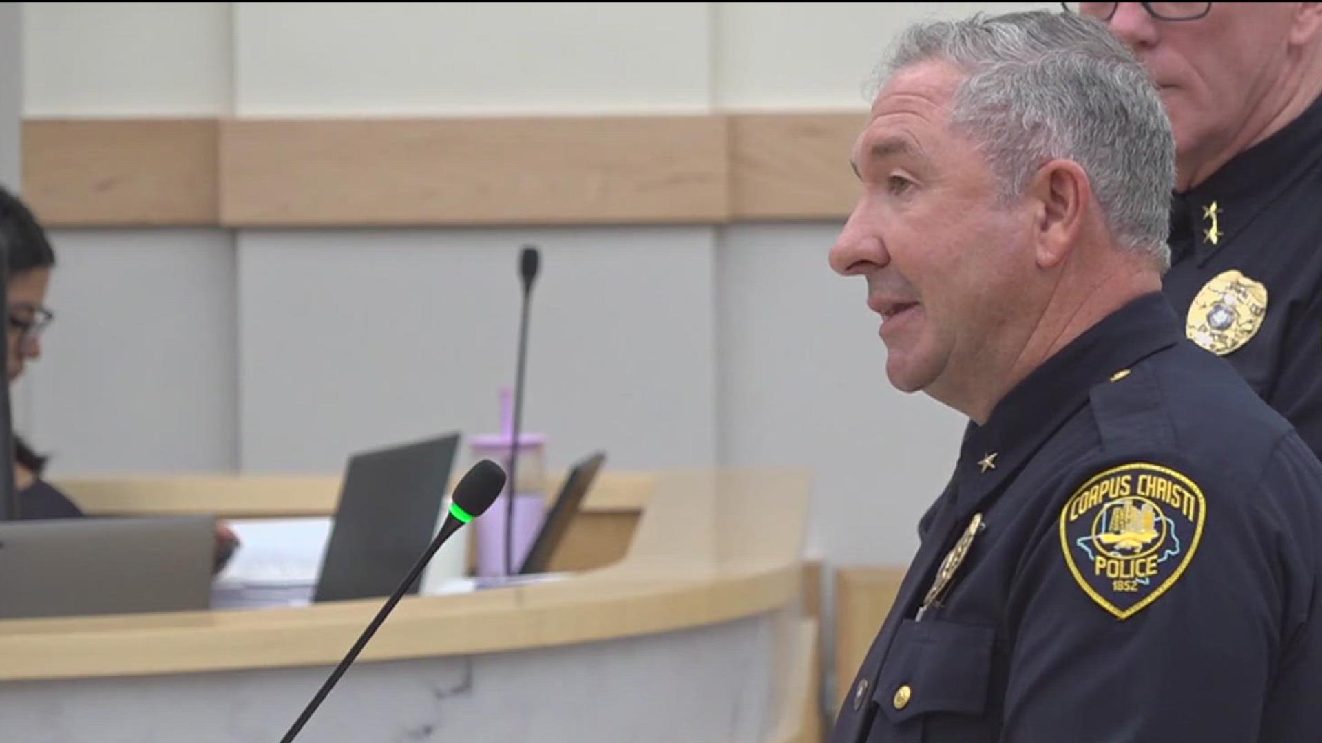 CCPD leaders gave an in-depth update to Corpus Christi City Council ...