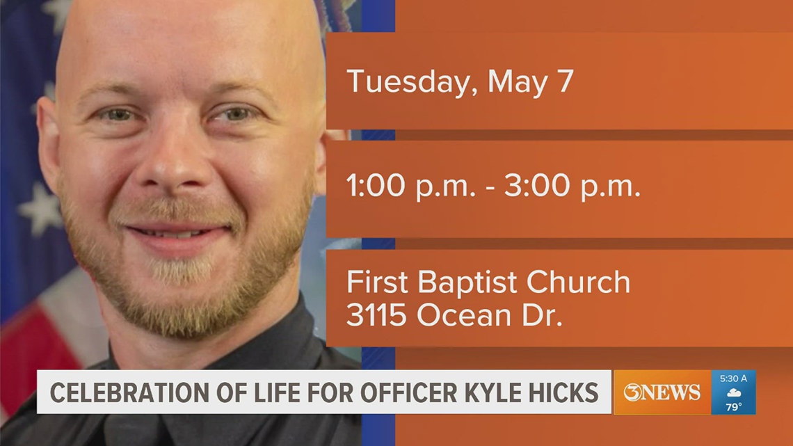 Celebration of Life for Officer Kyp Hicks | kiiitv.com