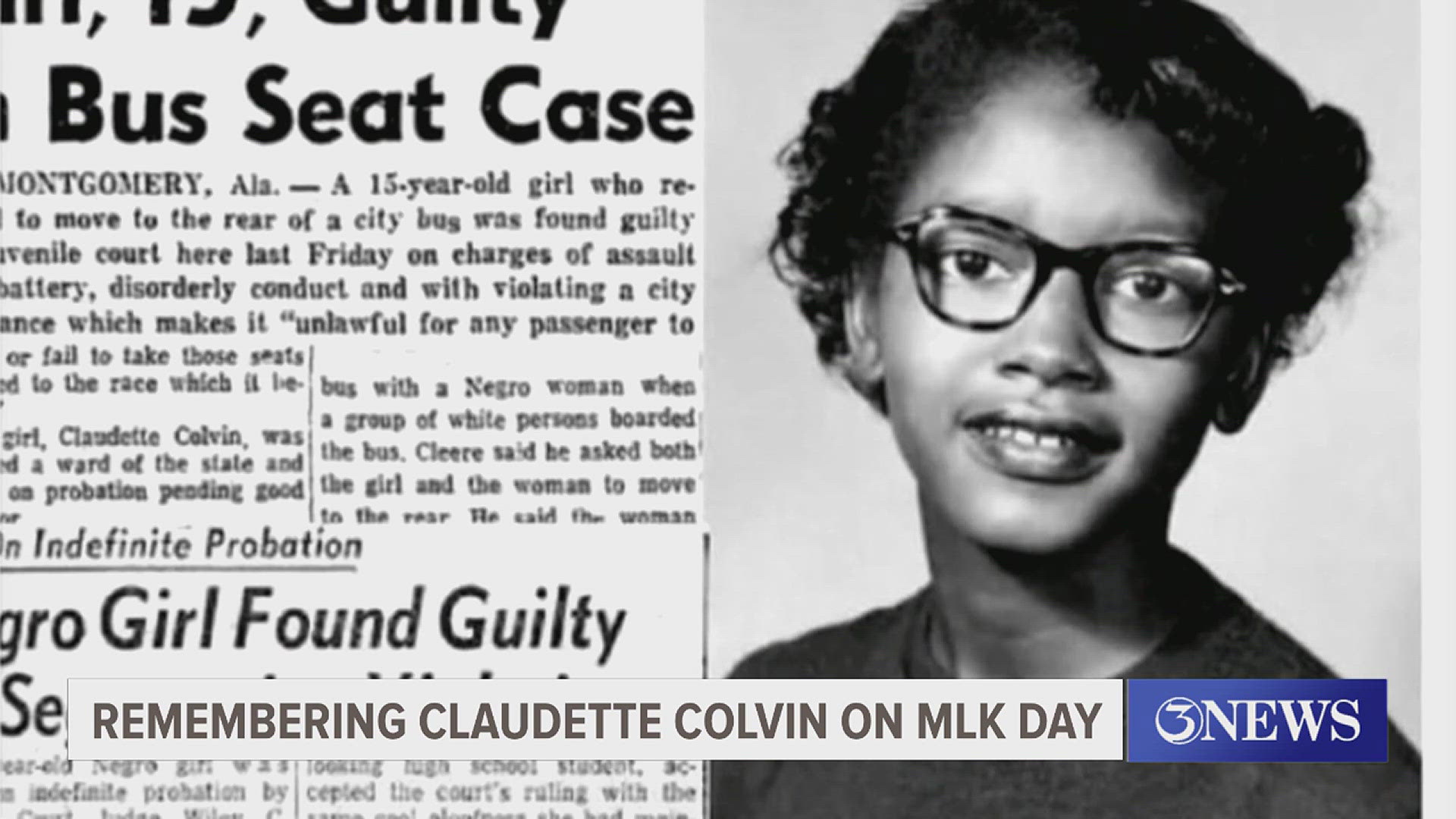 Remembering Claudette Colvin on MLK Day | kiiitv.com