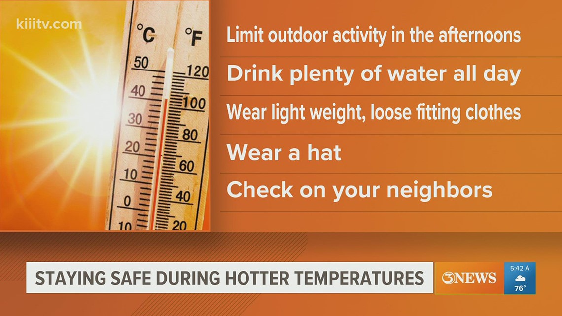 Staying safe during hot summer temperatures | kiiitv.com