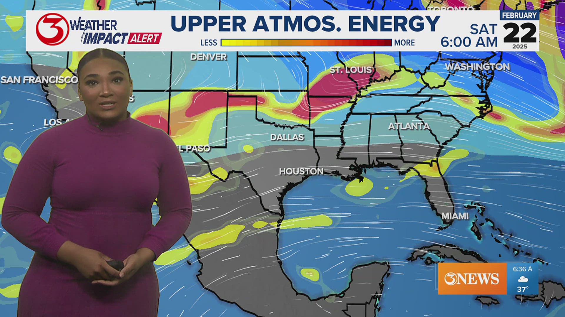 Saturday showers influenced by upper level energy and coastal low ...